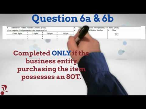 FFL Tutorial - ATF Form 4 How to Purchase an NFA Firearm By a Business Entity