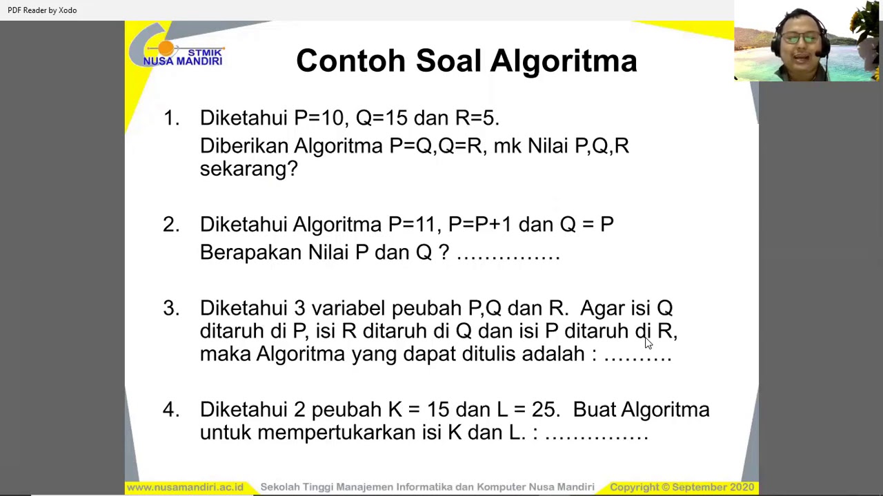 Pertemuan 2 Logika dan Algoritma : Konsep & Tipe Data (Contoh Python)