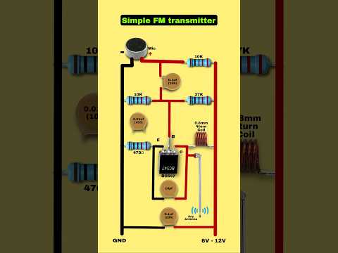 Simple FM Transmitter Circuit diagram