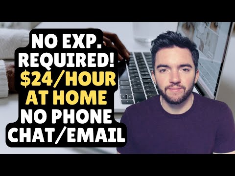 NO EXPERIENCE REQUIRED $24/Hour Non-Phone Work-From-Home Chat Email Job