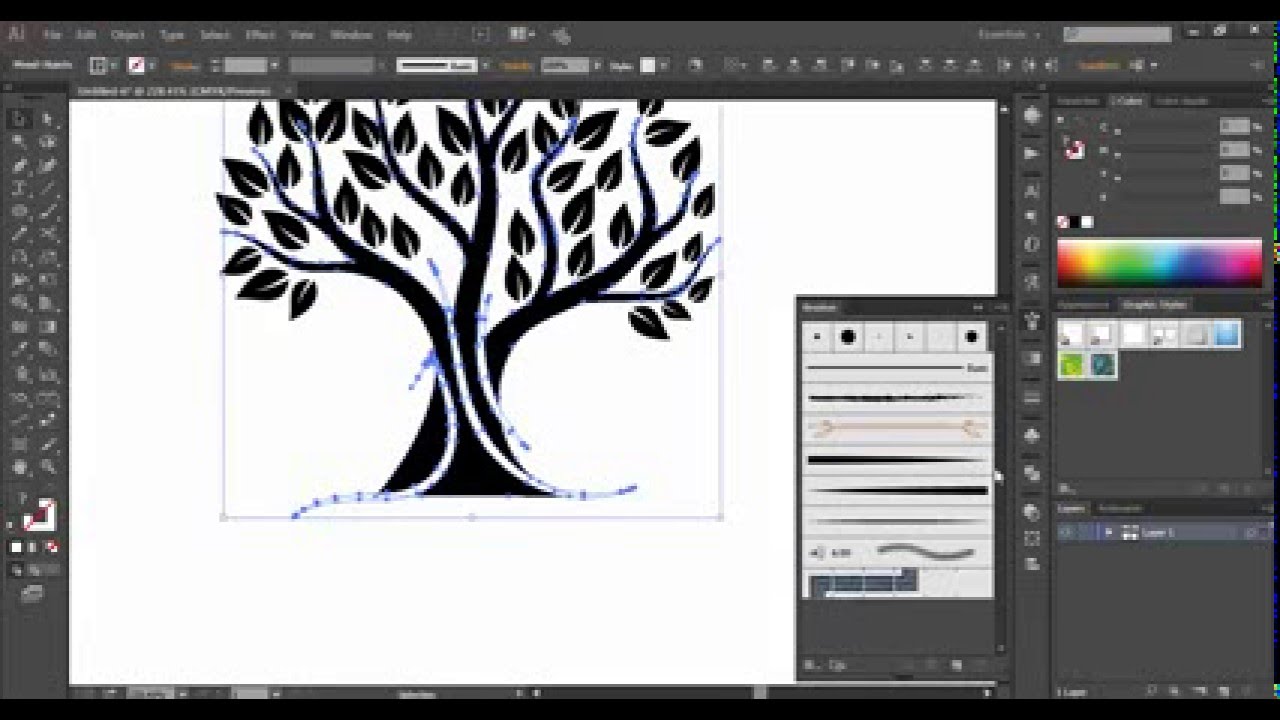 Vector Tree Logo  Tutorial
