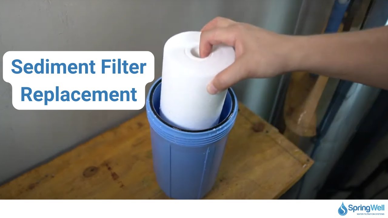 SpringWell Water Sediment Filter Replacement