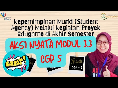 Kepemimpinan Murid (Student Agency) Melalui Kegiatan Proyek Edugame di Akhir Semester