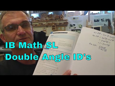 Double Angle Identities, Sin2x, Cos2X, Tan2x