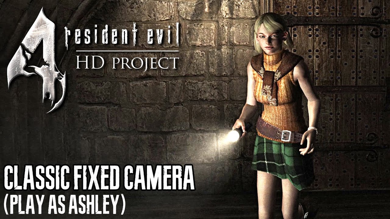 RESIDENT EVIL 4 HD Project - Fixed Camera Angles || Ashley Segment