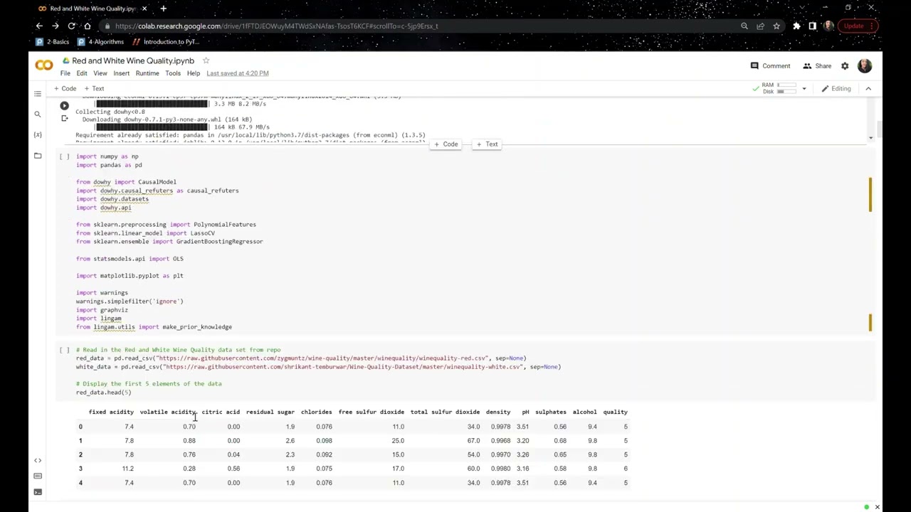 Causal Machine Learning - Wine Quality