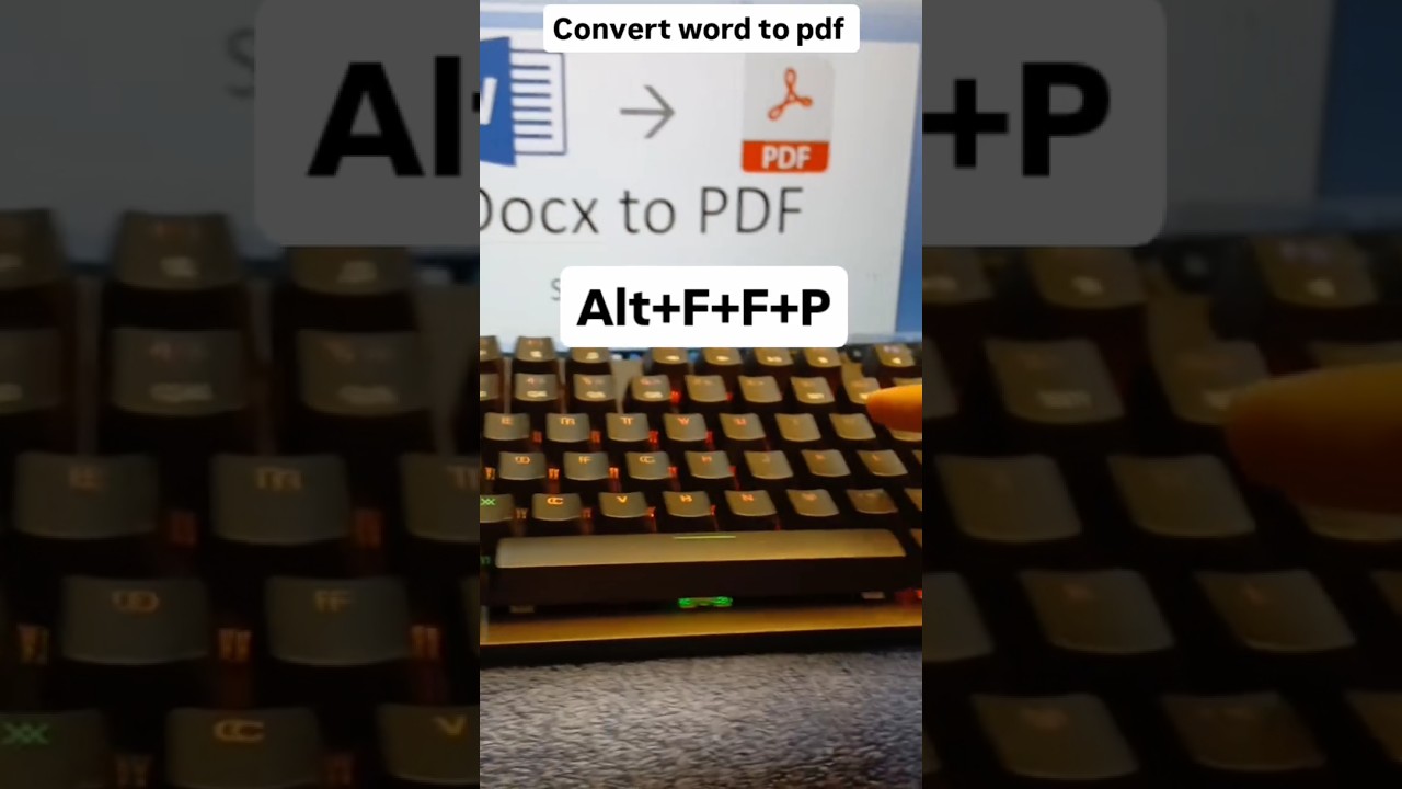 Short cut on How I convert DOCX to PDF #pdf #convertpdf #docx #pdfworkflow #pdfsdk