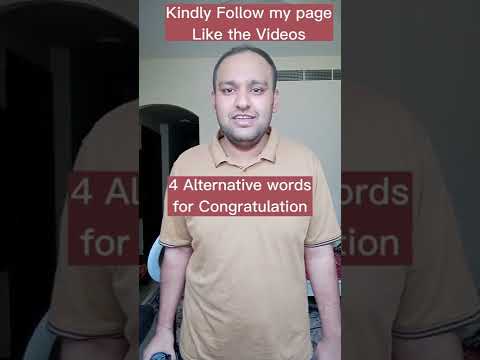4 different words for congratulation #speakenglish #learnenglishwithme #learnenglishonline #viral