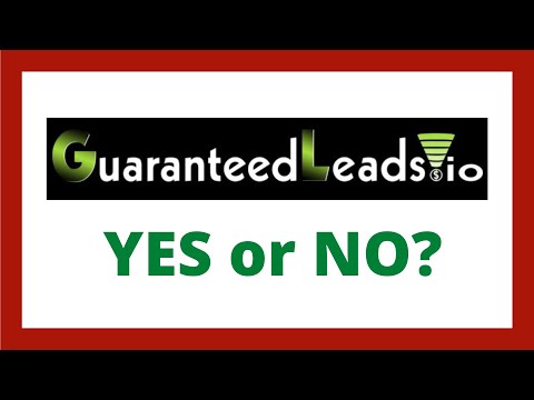 Guaranteed Leads io Review - Legit System?