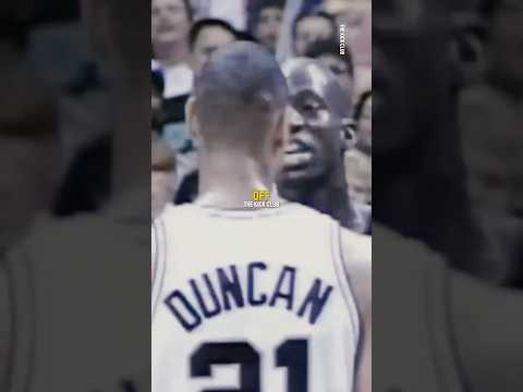 Kevin Garnett on Tim Duncan’s unique trash talking 😂