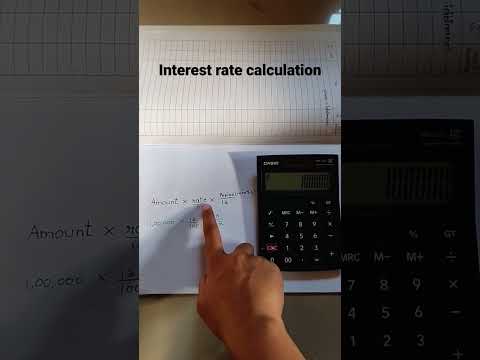 How to calculate interest rate #calculator #interestrate