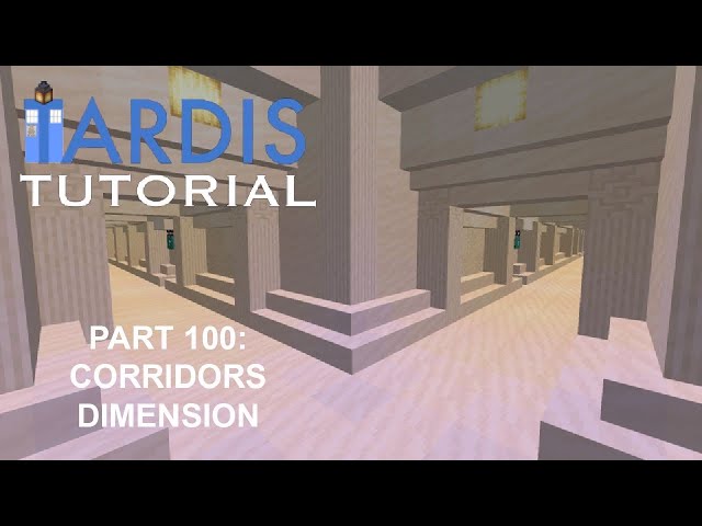 TARDIS Corridors Dimension Minecraft Map