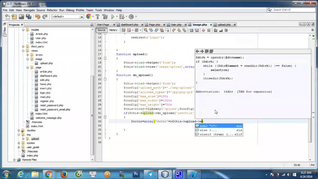 Thietke102 - codeigniter - Upload Image part 2/3