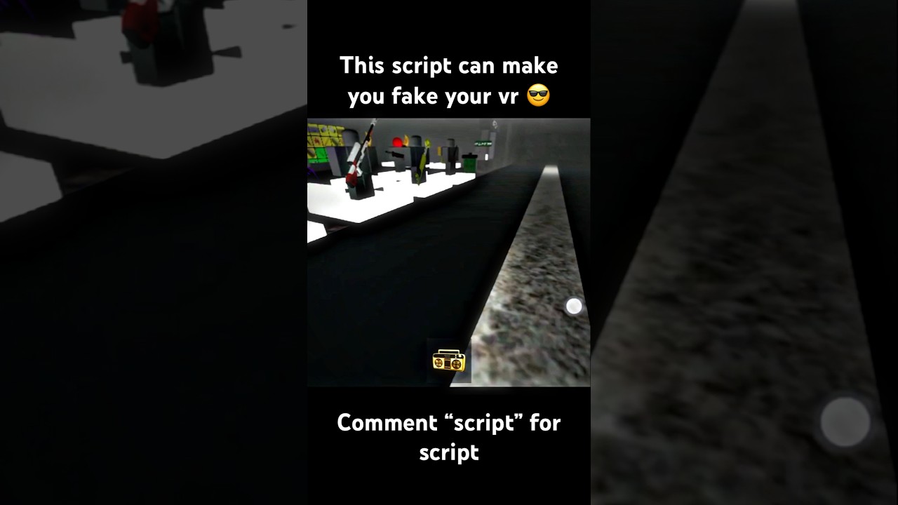 This script can make you fake your VR(FE) #roblox #scripts #hacks #shorts