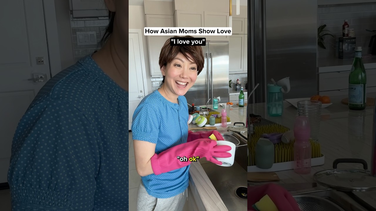 Asian moms never say I LOVE YOU