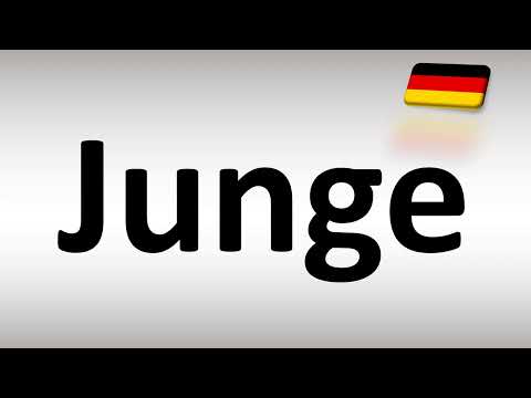 How to Pronounce Junge (German)