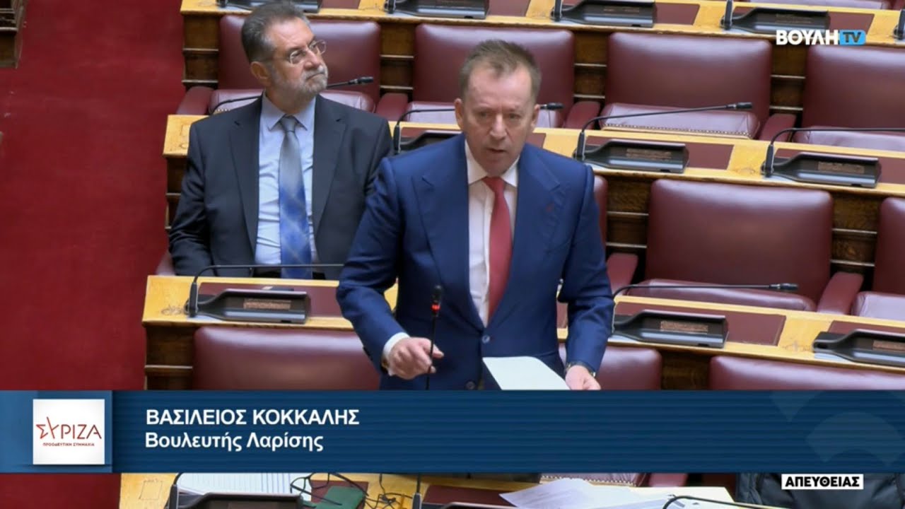 Κόκκαλης στη βουλή: Η πλημμύρα είχε προβλεφθεί, ανεπίκαιρα τα σχέδια ...