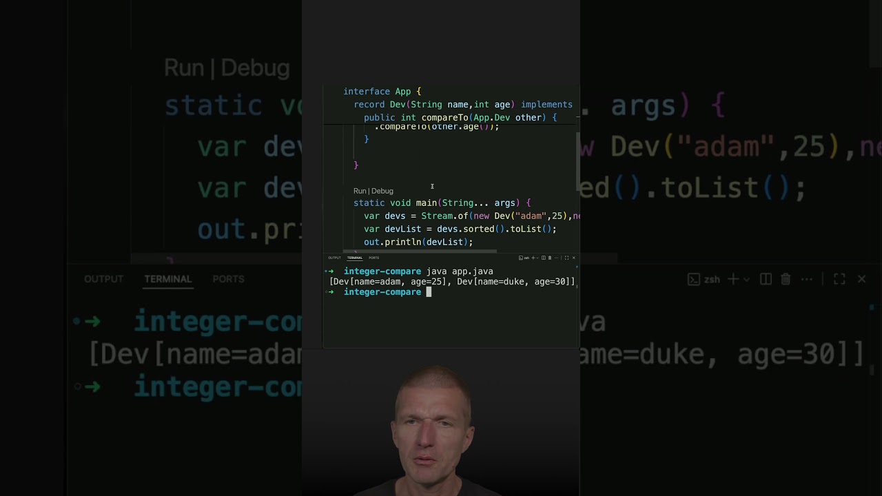 The Case for Integer.compare #java #shorts #coding #airhacks