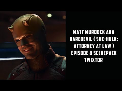 Matt Murdock Aka Daredevil (She-Hulk: Attorney at Law) Episode 8 Scenepack Twixtor || Subxtor
