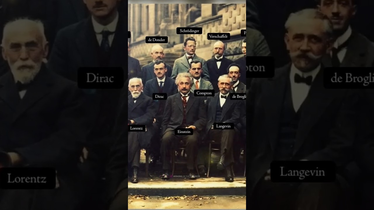 The Smartest Photo Ever Taken. 17  Nobel Prize Winners | 1927