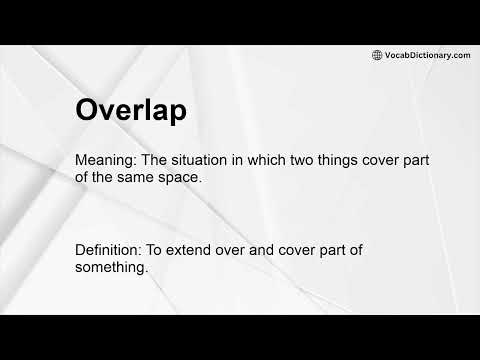 Overlap Meaning