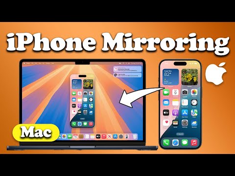 (iOS 18) How To Mirror iPhone to Mac✅ [iPhone Mirroring]