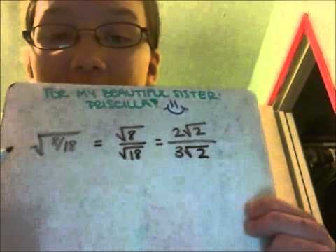 How To Simplify a Fraction in a Square Root