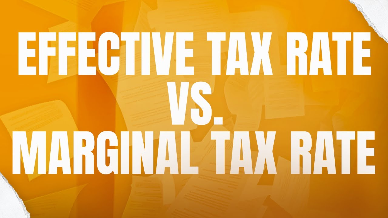 The Differences between Effective and Marginal Rates - Incite Tax
