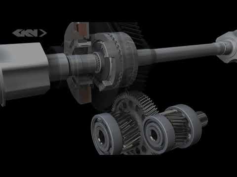 GKN eAxle as fitted in Porsche 918 Spyder - Including eAxle animation