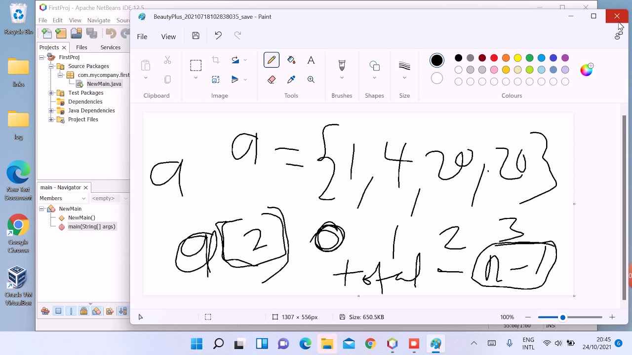 Easiest way to program in JAVA 12 | ARRAYS | Store multiple values in one variable