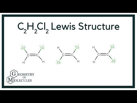 C2H2Cl2 Lewis Structure| How to Draw the Lewis Structure for C2H2Cl2