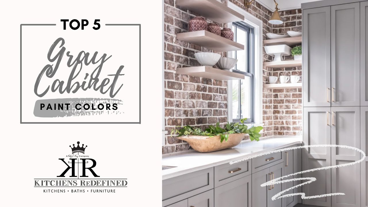 Top Gray Paint Colors for Kitchen Cabinets