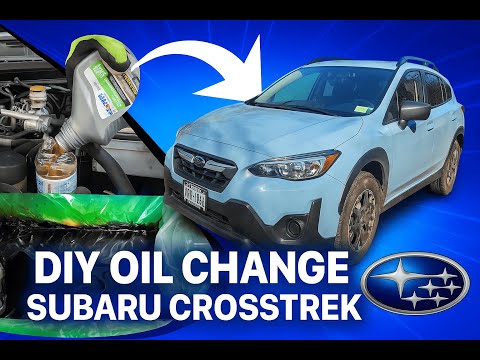 DIY Oil Change Subaru Crosstrek 2023 🔧Step By Step🔧