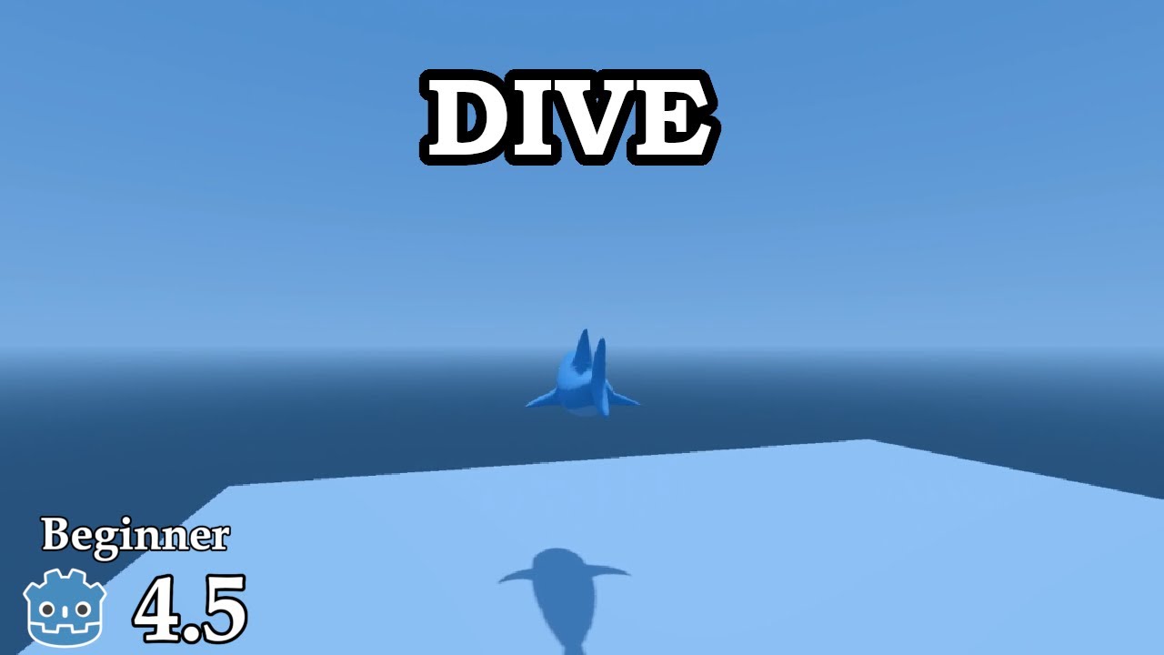 How to create underwater control - Learn Godot 4 3D - no talking