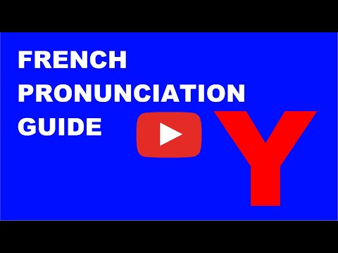 How to pronounce Y in French?