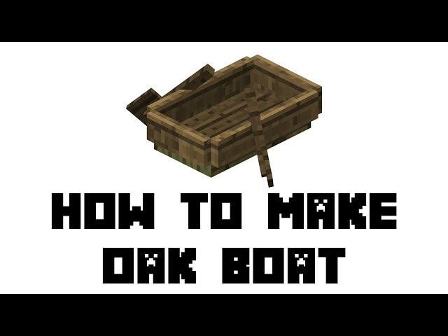 How to Make a Boat in Minecraft: Materials, Crafting Guide, Uses, Tips ...