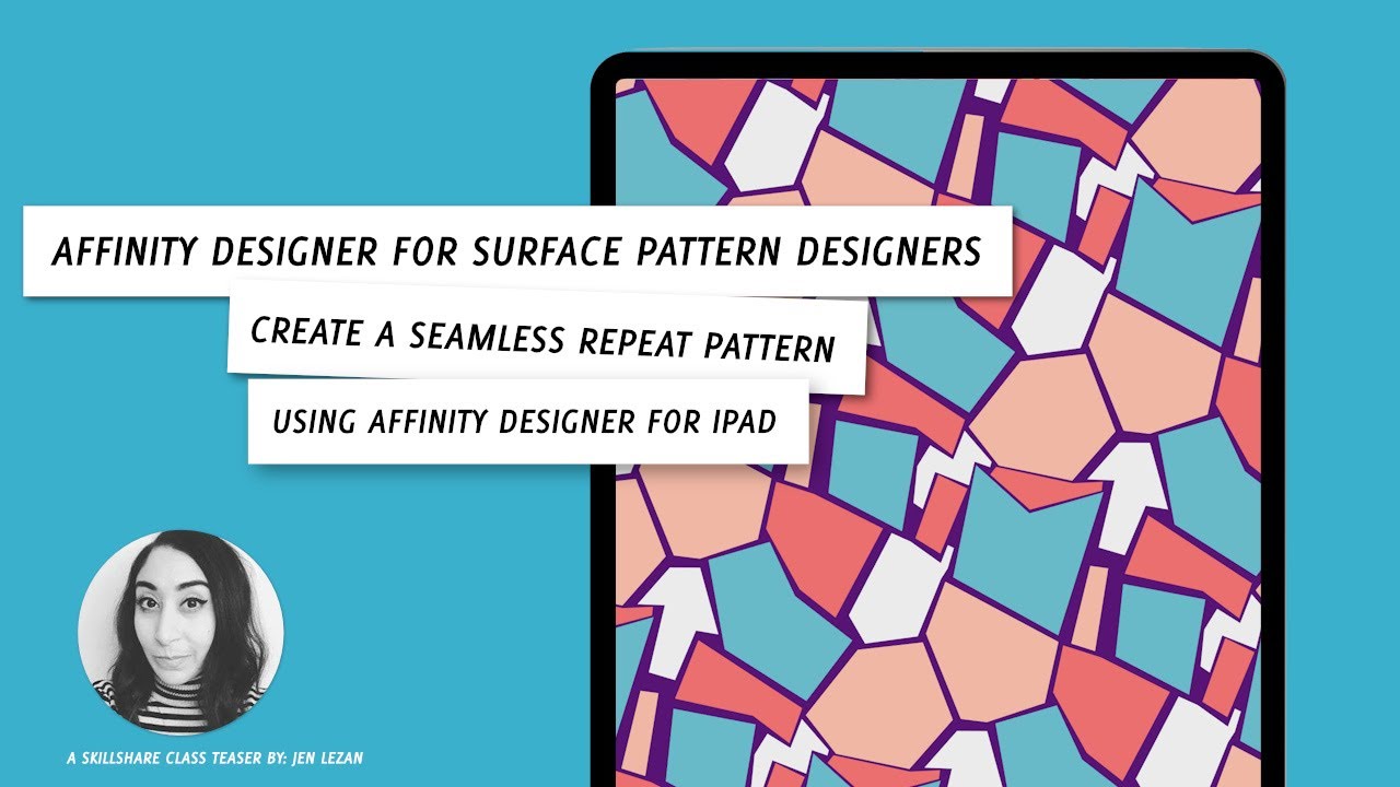 TFL Tutorial - Create a Seamless Repeating Pattern Using Affinity Designer for the iPad