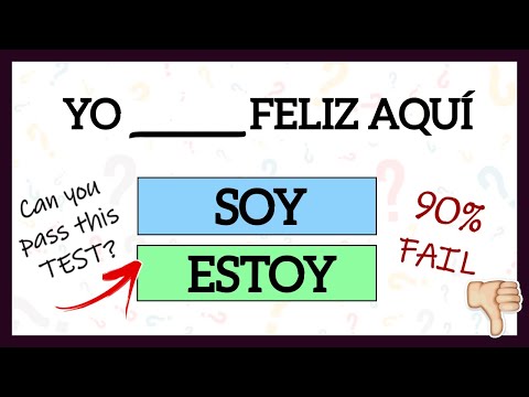 Ser vs Estar Game - Can you pass this test?
