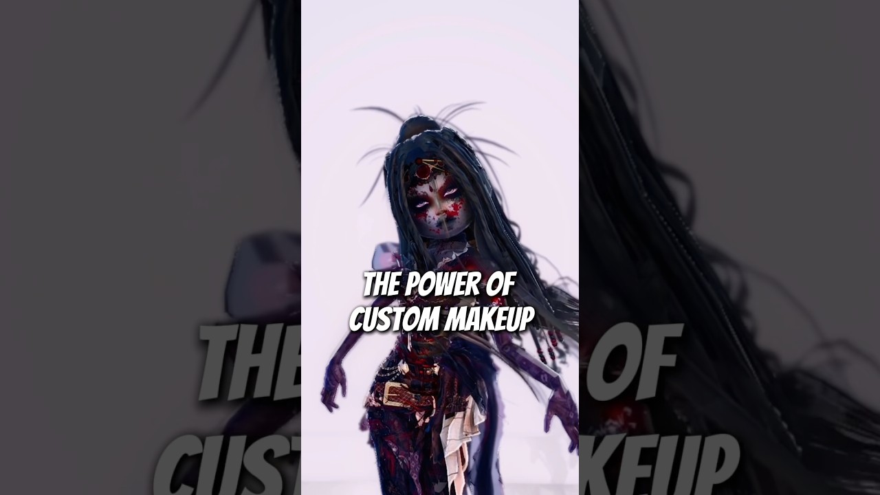 the power of custom makeup in #dresstoimpress #dti #roblox