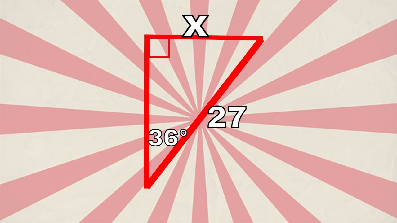 Find Missing Side Length with Only an Angle and One other Side