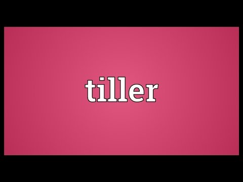 Tiller Meaning