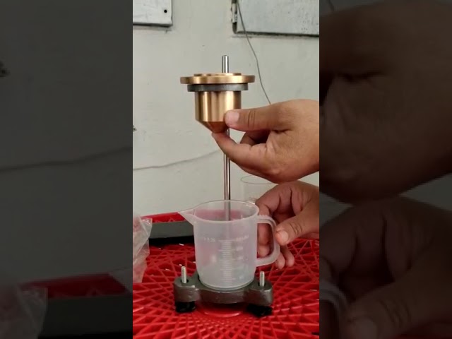 Viscosity Cup - B4 Brass Viscosity Cup (With Stand) / Portable Ford Cup ...