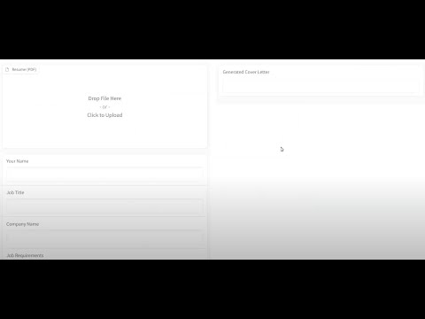 AI-Powered Cover Letter Generator