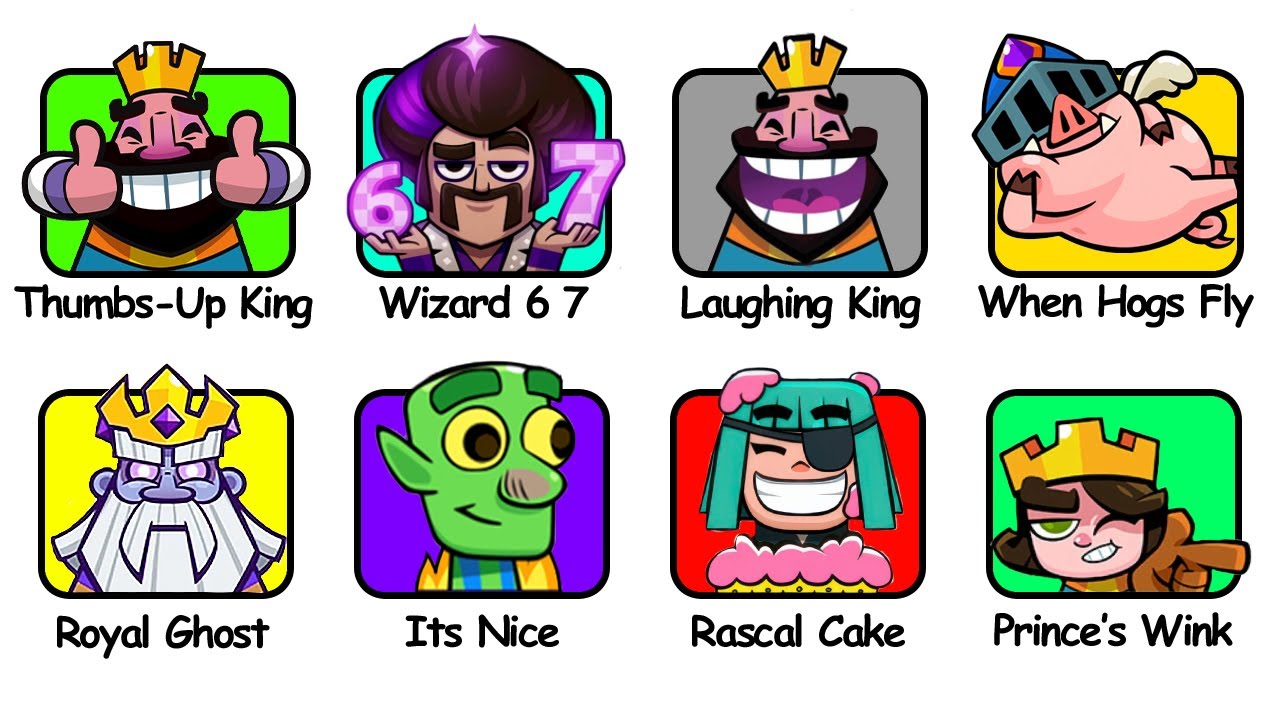 Every Clash Royale EMOTE Explained in 15 Minutes
