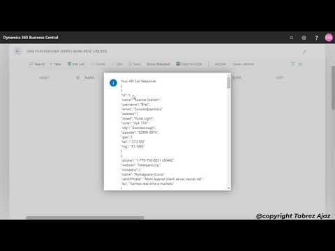 How to consume REST API Url in Microsoft D365 Business Central - JsonPlaceholder API