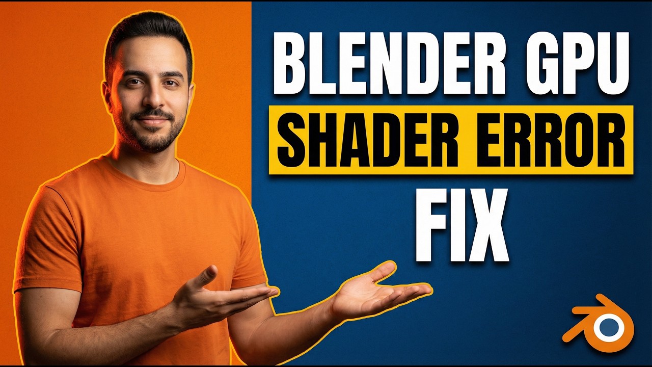 Blender GPU Shader Error Fix (Easy Step-By-Step Guide)