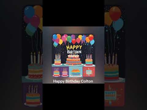Happy Birthday Colton Nursery Rhymes