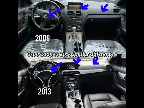 Spot your car difference. Mercedes benz C300 2009 VS 2013. Like & Follow me for more similar cars