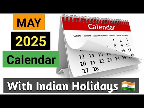 May 2025 | Indian Calendar With Holidays | Mothers Day 2025