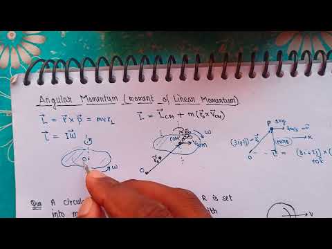 angular momentum in hindi #moment of momentum